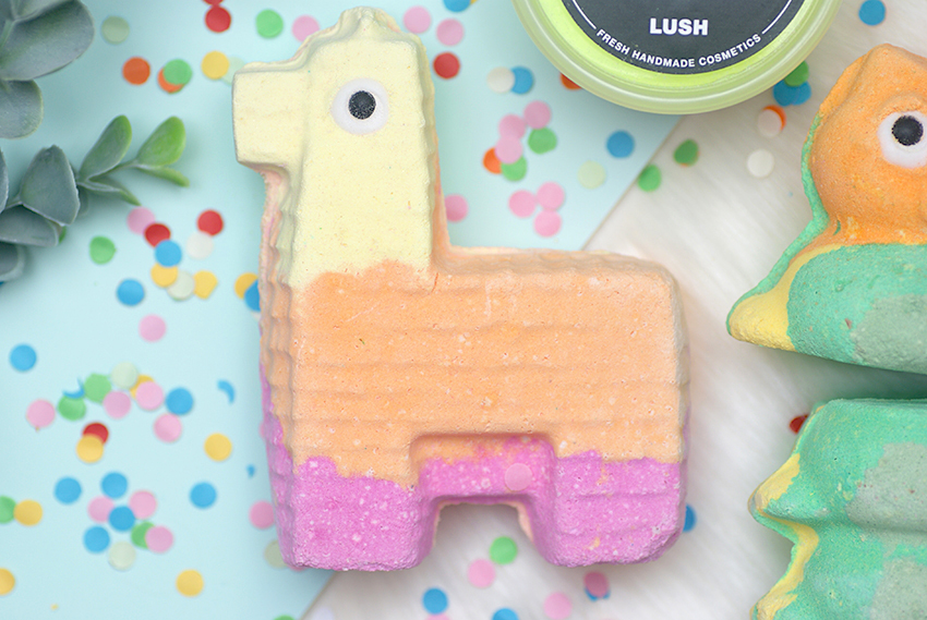 Review: Lush Calm A Llama Party Piñata Bath Bomb - Oh My Lush.com